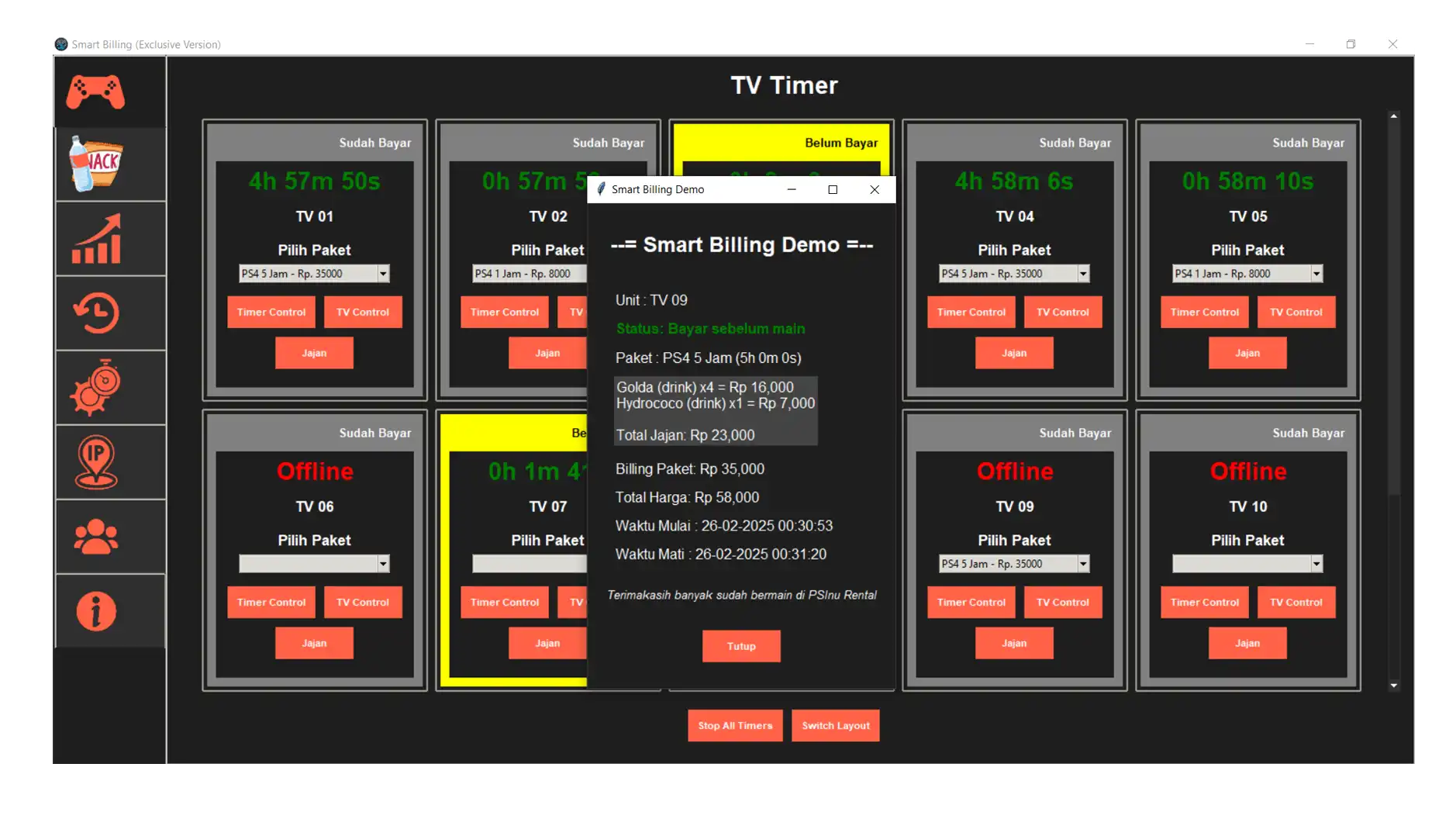 Smart Billing – Sewa-PS